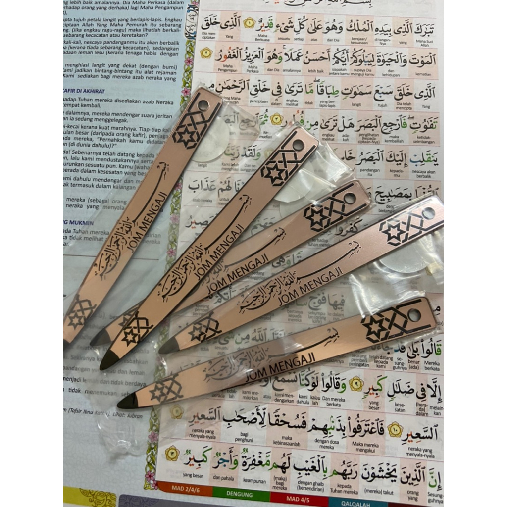 PENUNJUK AL-QURAN, PENUNJUK MENGAJI, PENANDA AL-QURAN, PENANDA BUKU ...