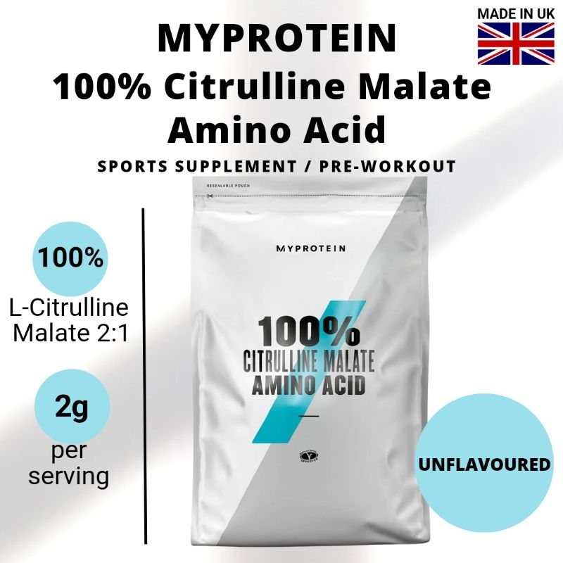 MYPROTEIN 100% Citrulline Malate Amino Acid Powder 250g Sports ...