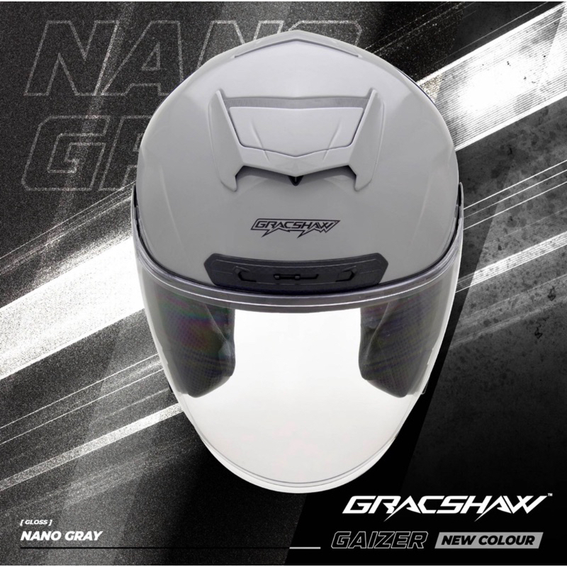 GRACSHAW GAIZER G838 OPEN FACE HELMET (12 COLOUR & 4 SAIZ ) | Shopee ...
