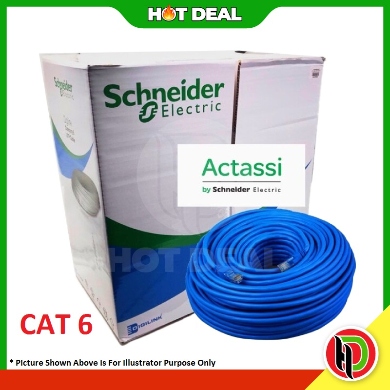 10m to 60m Schneider Full Copper Cat6 Network Cable - Schneider Cat6 ...
