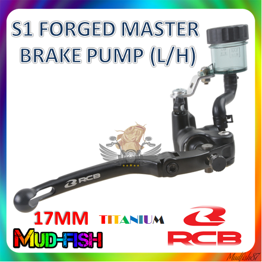 RCB UNIVERSAL S1 FORGED MASTER BRAKE PUMP L/H | R/H HEAVY DUTY TITANIUM ...
