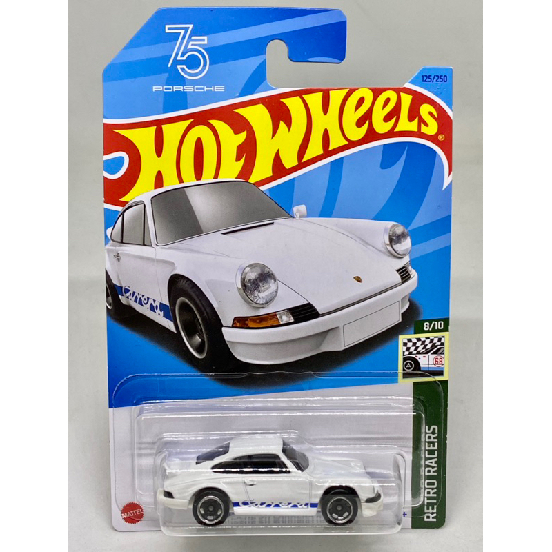 Hot Wheels PORSCHE 911 CARRERA RS 2.7 White 75 th Racing Sports 64 ...
