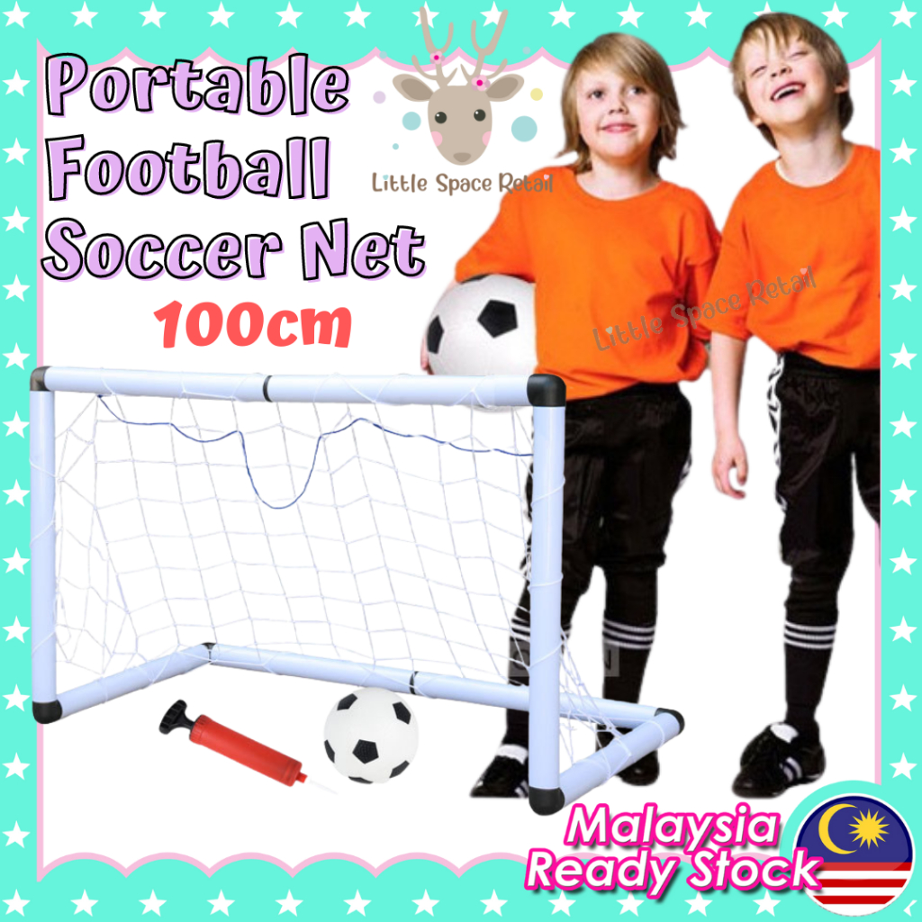 Portable Soccer Football Goal Net Set 90cm / Football Game Net/ Murah ...