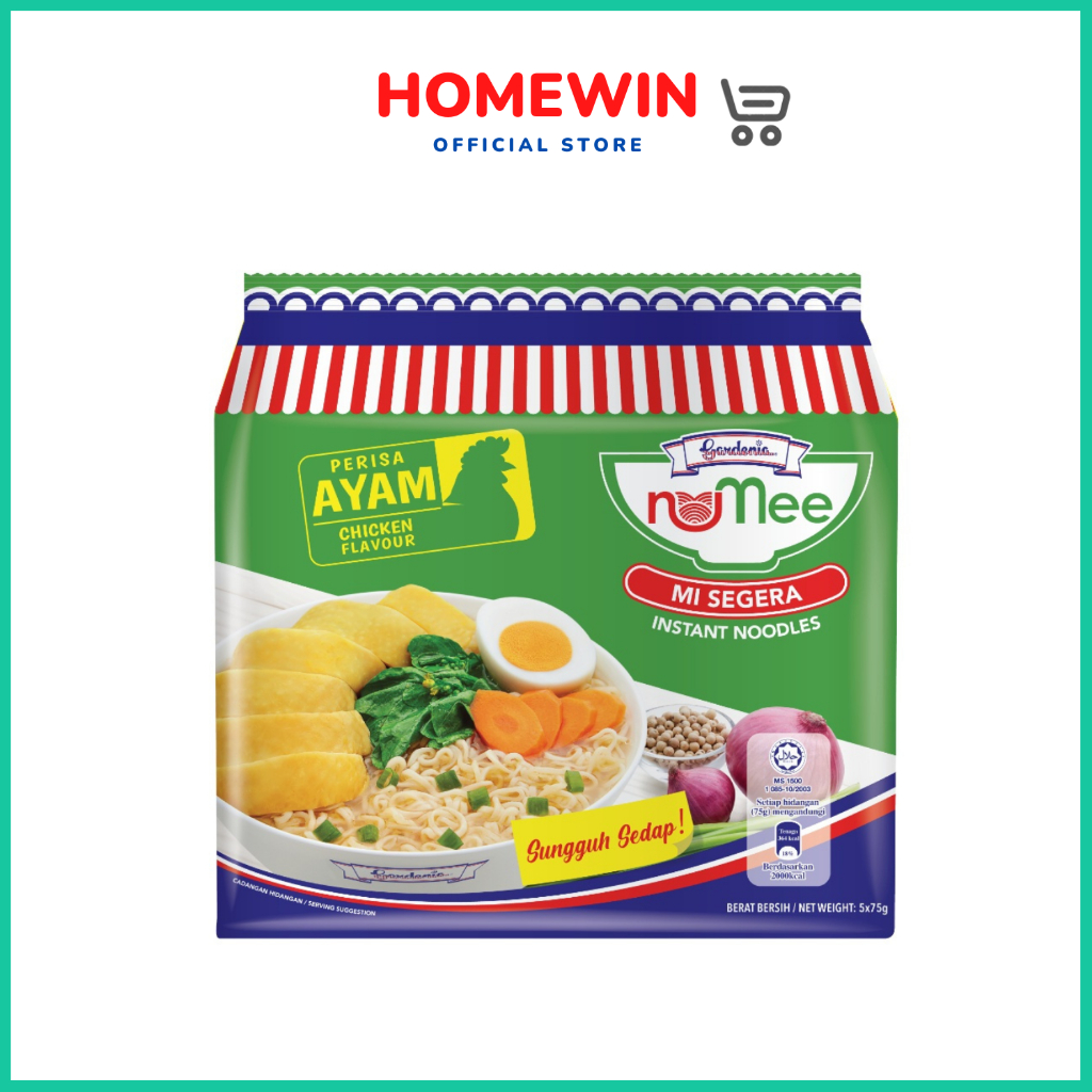 Gardenia NuMee Instant Noodles Chicken (75g x 5 Packs) | Shopee Malaysia