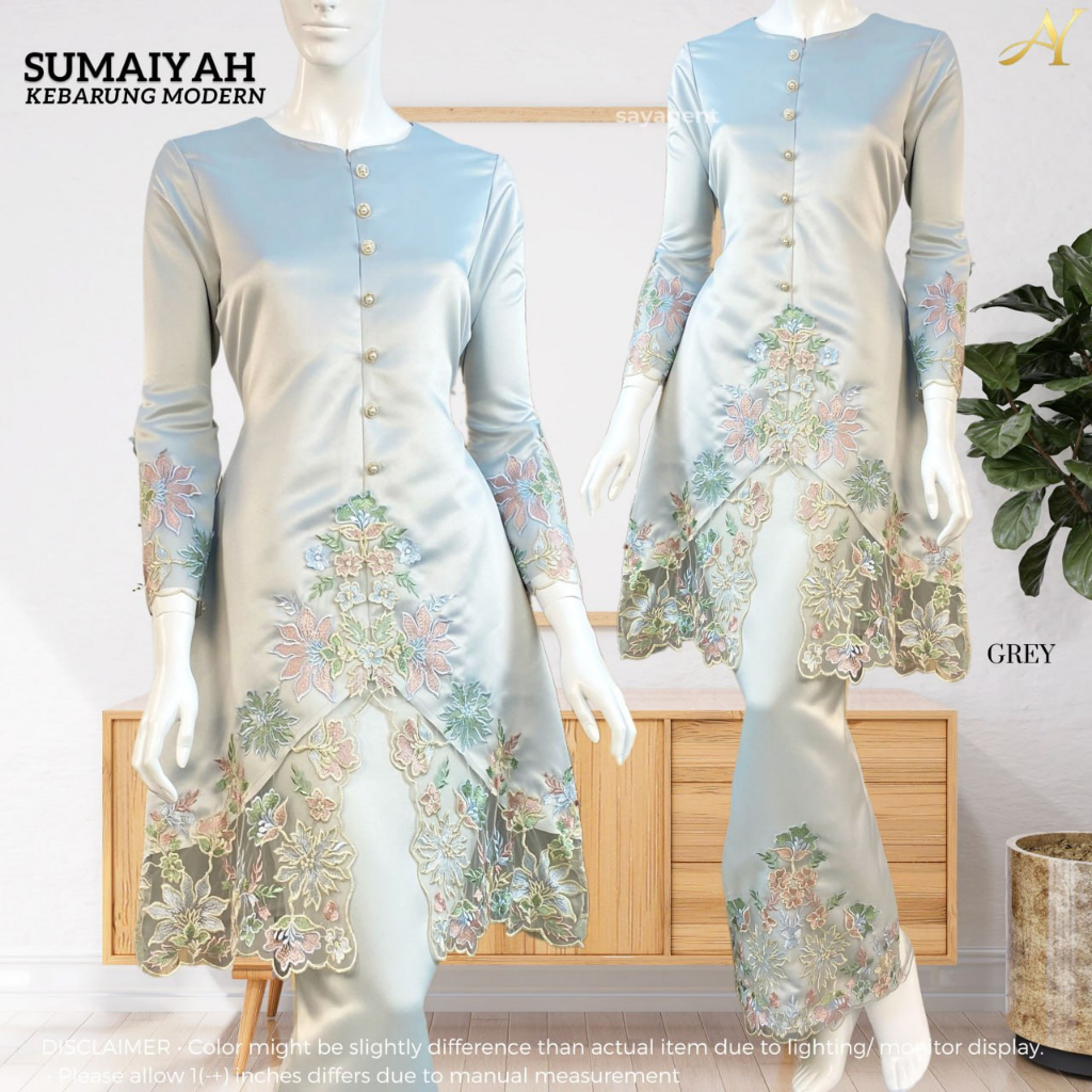 PLUS SIZE KURUNG MODERN SUMAIYAH BAJU RAYA VIRAL 2024/BRIDESMAID/BRIDE ...