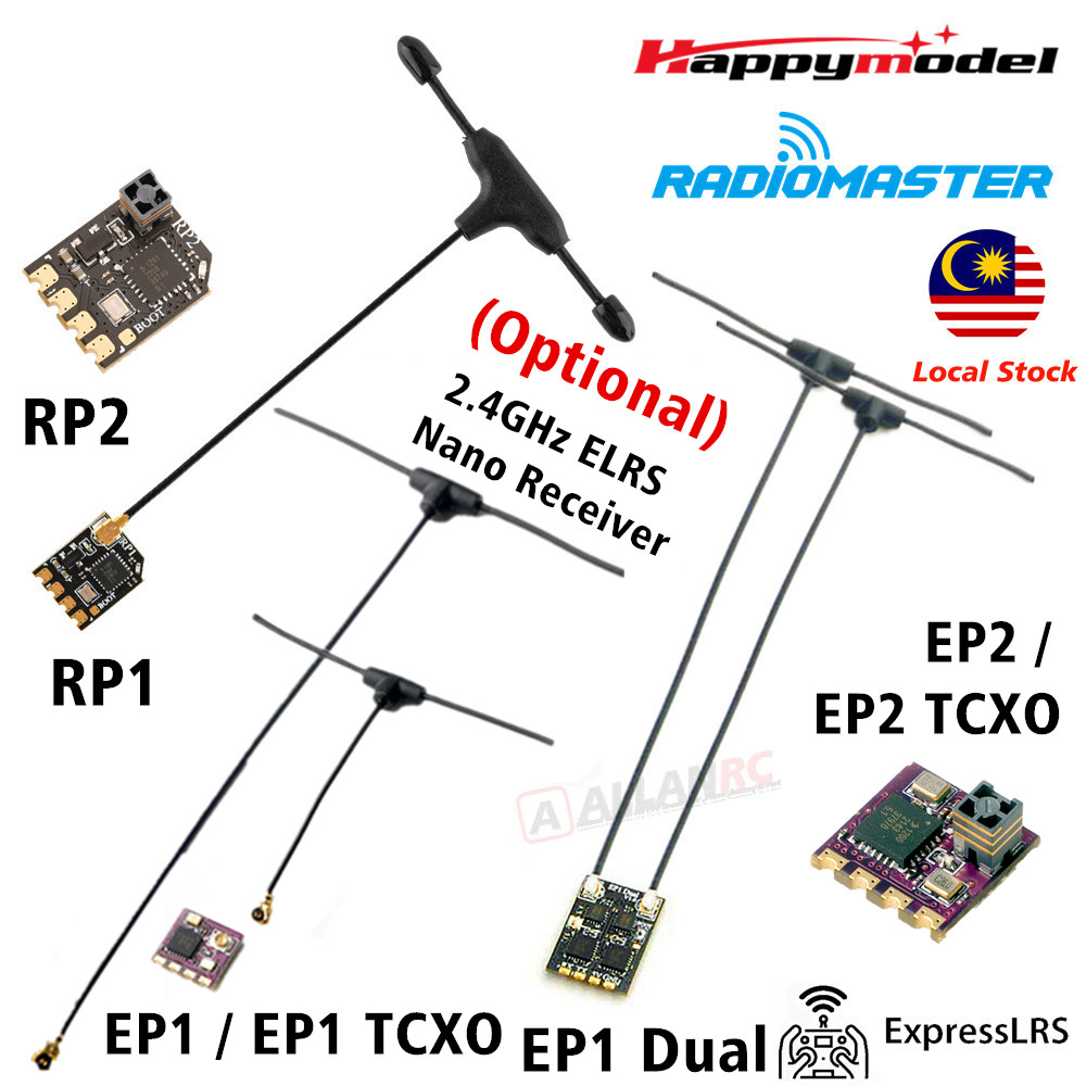 Happymodel Radiomaster EP1 TCXO / EP1 Dual / EP2 TCXO / RP1 / RP2 RX 2 ...