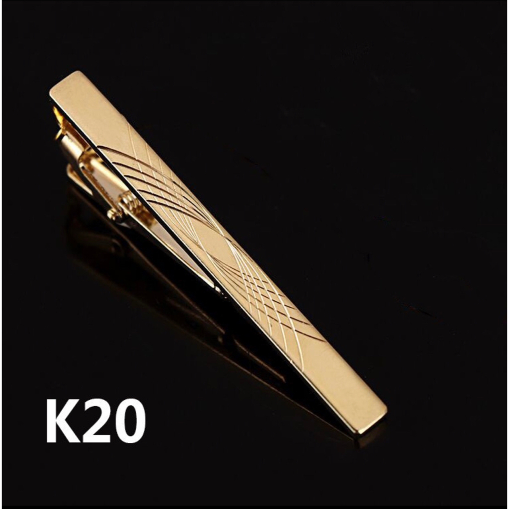 Ready Stock Gentleman Fashion New Copper Rust Proof Gold Tie Clip