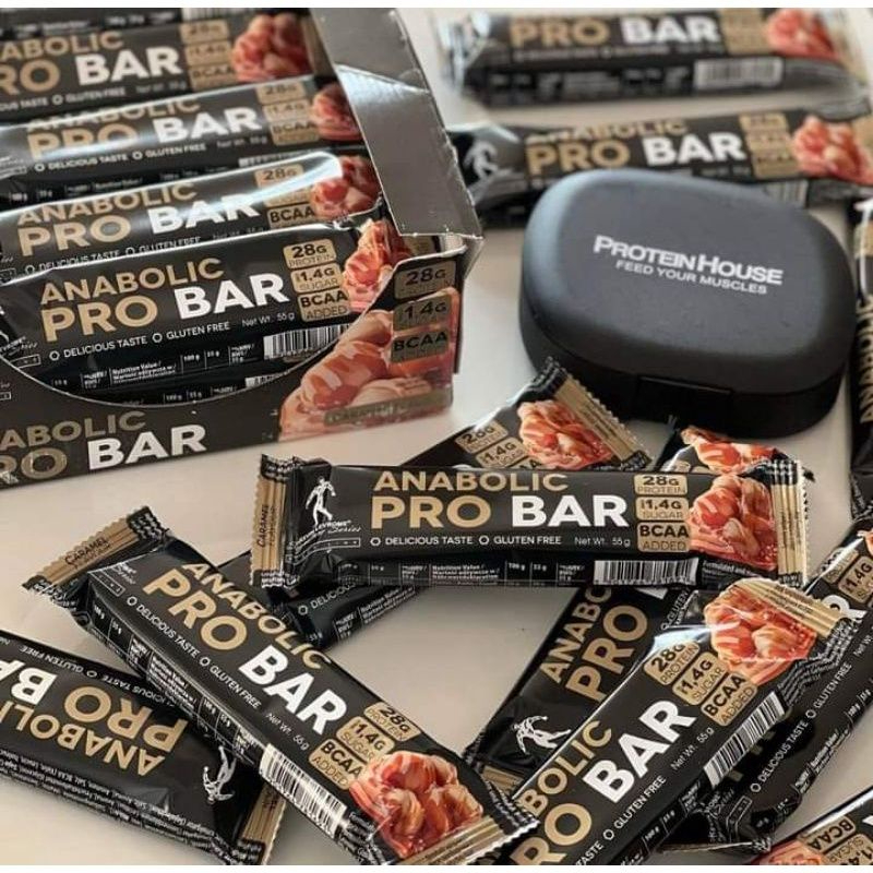 Kevin Levrone Anabolic Pro Bar Protein Bar CARAMEL- 1 pieces 28 g ...