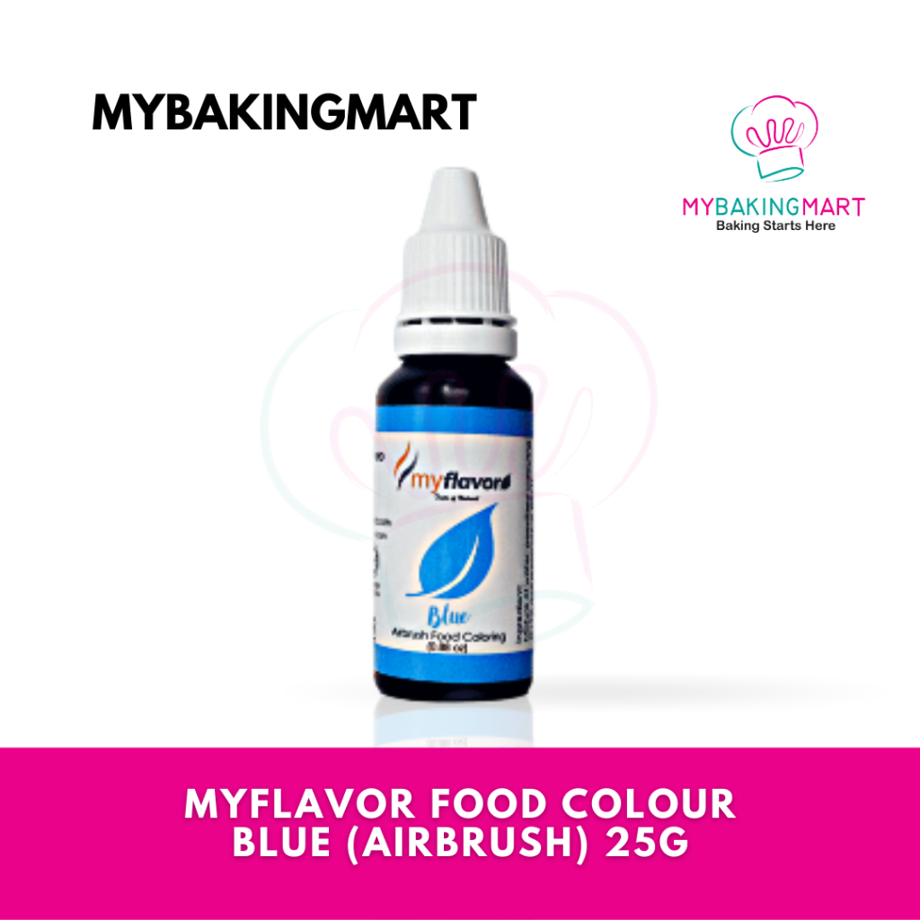 Mybakingmart | Myflavor Blue Airbrush Halal Edible Food Coloring ...