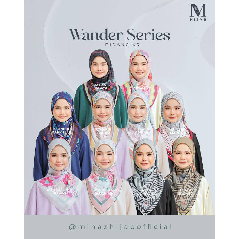MinazHijab WANDER Series | Shopee Malaysia