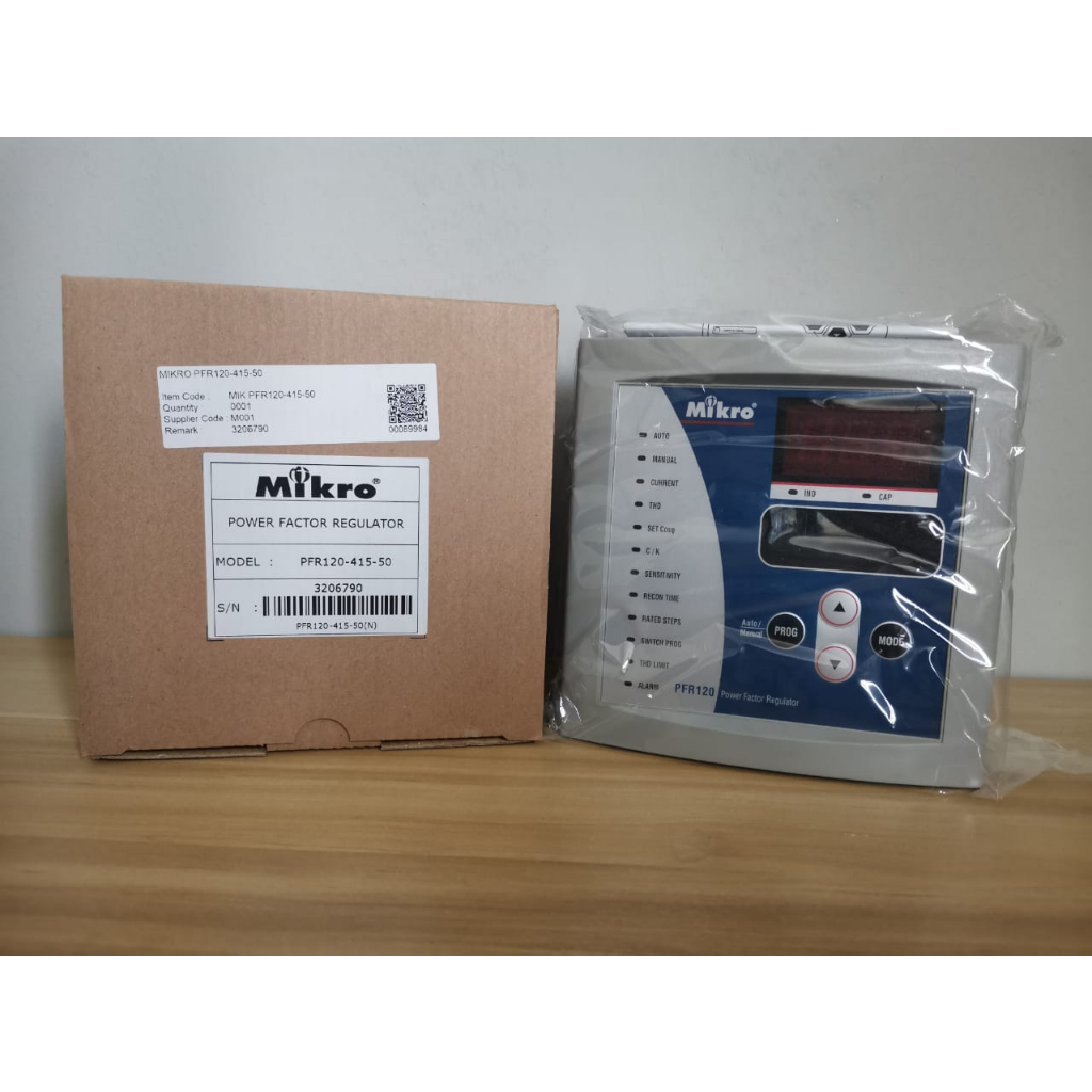 Mikro Power Factor Regulator PFR 120-415-50/ PFR60-415-50 | Shopee Malaysia