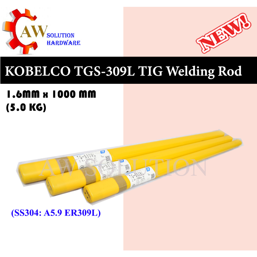Kobelco TGS-309L TIG Filler Welding Rod for Stainless Steel SS304 1.6mm ...