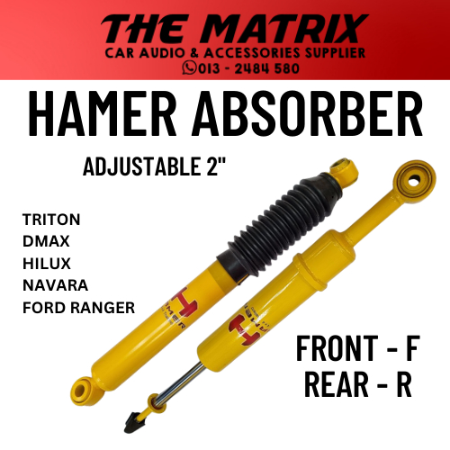4x4 Hamer Absorber Front/Rear Adjustable Lift 2 Inch 1 pieces | Shopee ...