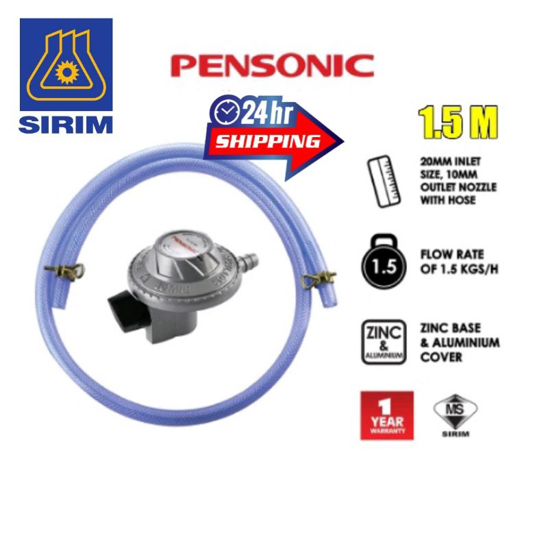 Pensonic Gas Regulator Low Pressure Gas Regulator Kepala Gas LPG Sirim ...