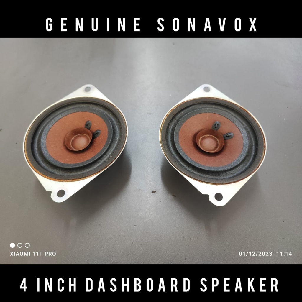 GENUINE Sonavox 4 Inch Dashboard Speaker For Perodua Myvi/Proton Wira ...