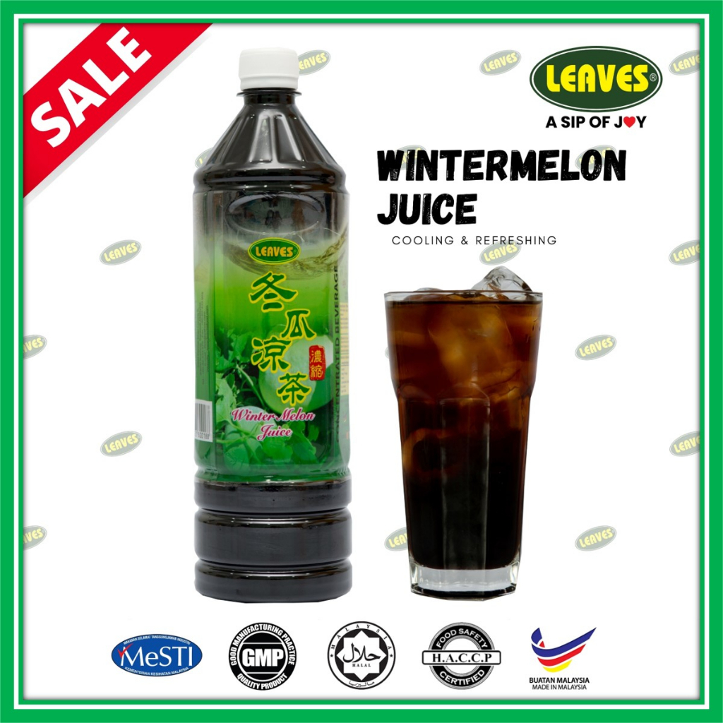 [CLEARANCE] Leaves Winter Melon Juice Syrup Sirap 冬瓜凉茶 (Sijil Mesti ...