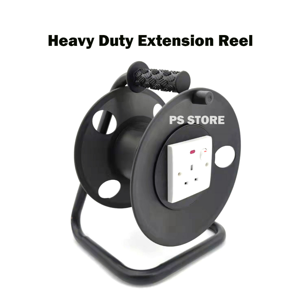 Heavy Duty Extension Reel ( NO WIRE INCLUDED) Can Roll Up To 20 Meter ...