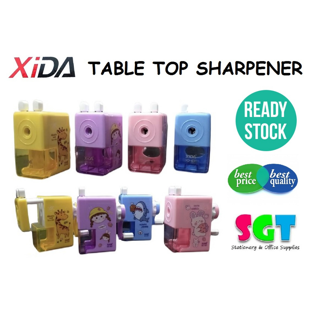XIDA Plastic Table Top Sharpener 401/402 (Random colour) | Shopee Malaysia