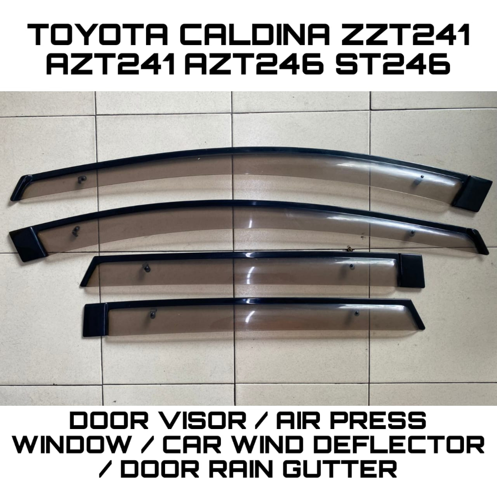 Toyota Caldina ZZT241 AZT241 AZT246 ST246 GT-4 Door Visor / Air Press ...