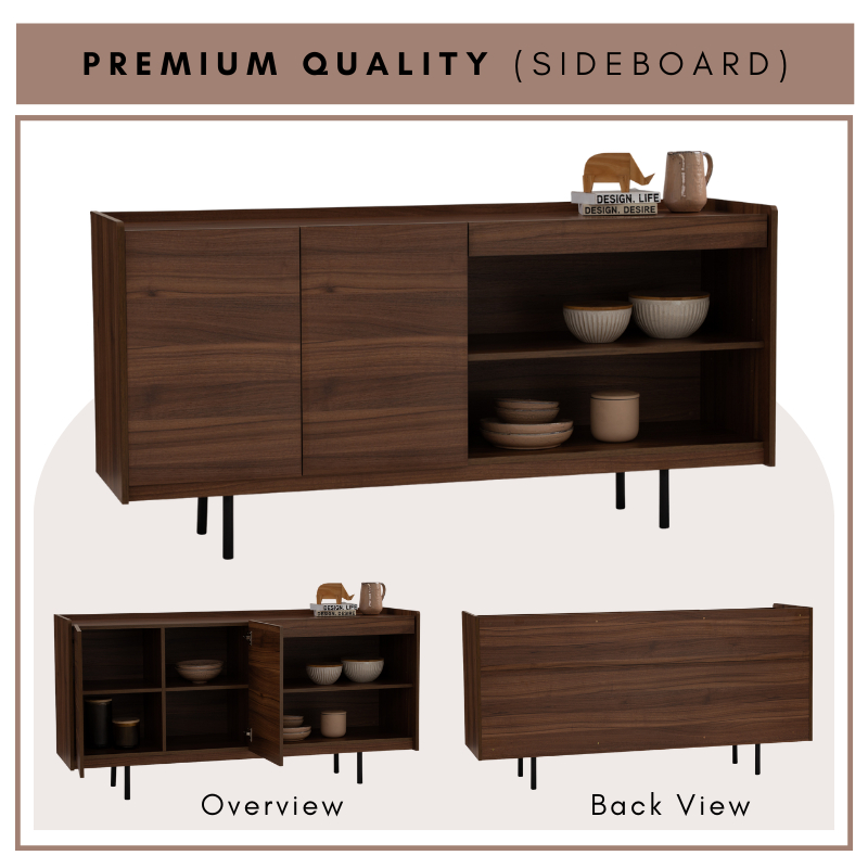 Alora Furniture - DENVER 1.6M Sideboard / Kitchen Cabinet / Bod Tepi ...