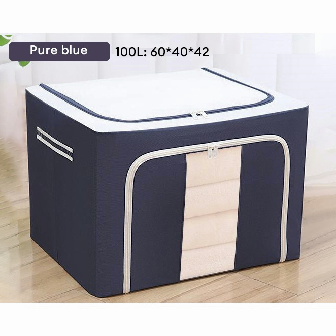 72L/100L large capacity foldable storage box Oxford cloth storage bag ...