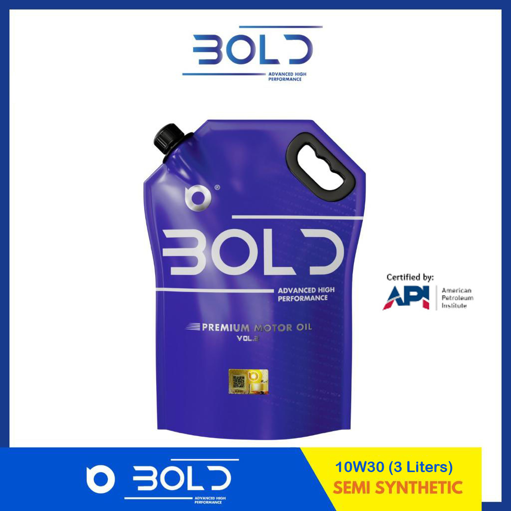 Bold 10w30 (3L)Semi Synthetic SP Engine Oil Car Lubricant 10w-30 Minyak ...