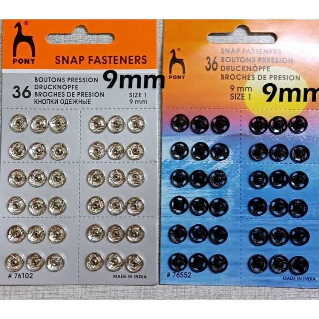 💥Ready Stok🇲🇾pony snap fastener butang /butang ketip rm3.50/1papan (9mm ...