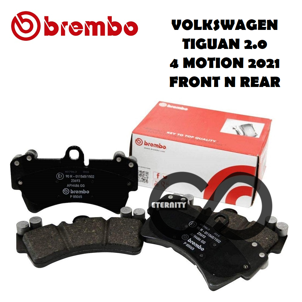 Original Brembo Front Rear Brake Pad - Volkswagen Tiguan 2.0 4 Motion ...