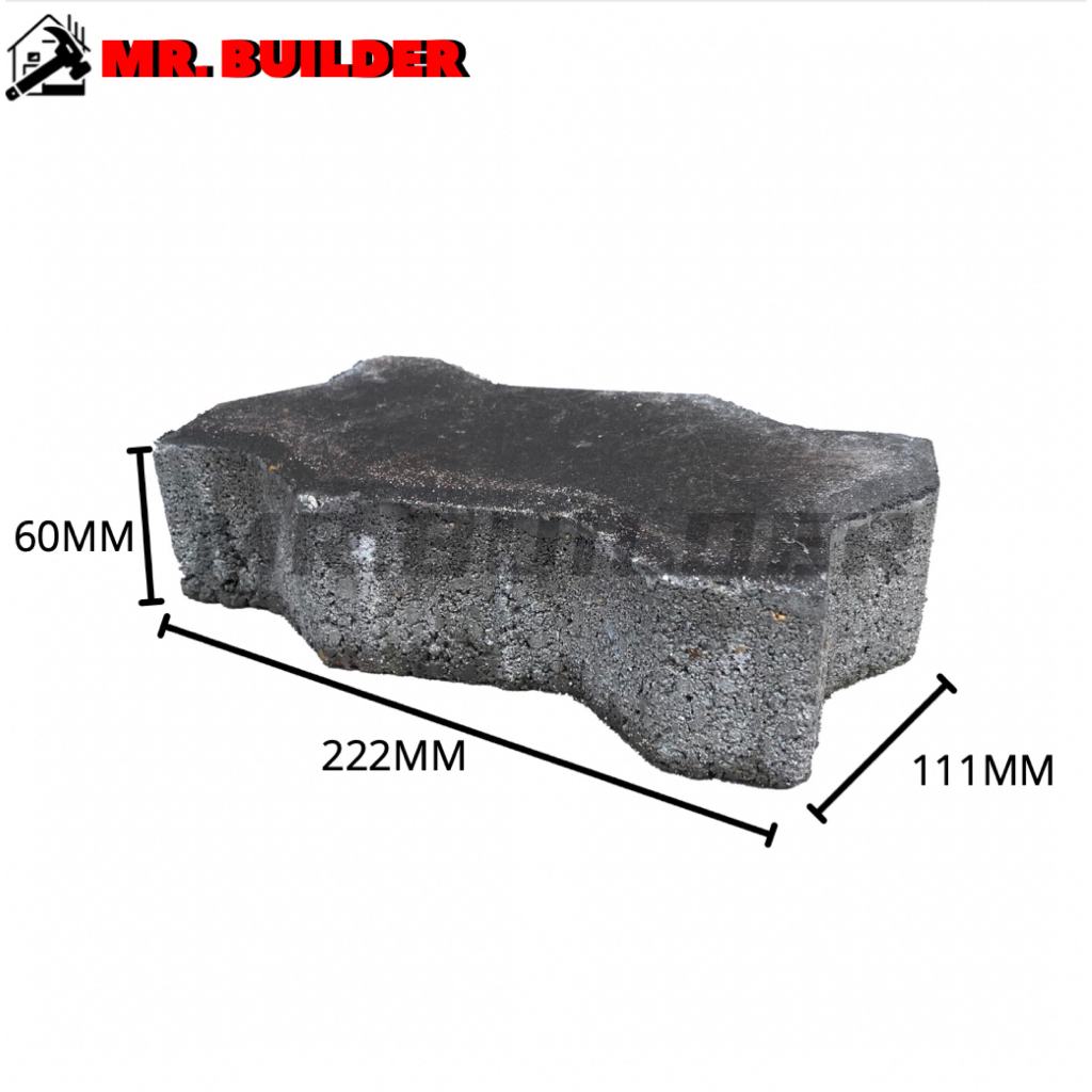 MR. BUILDER Z Paver 60MM 80MM Interlocking Paver Brick Bricks Pavers ...