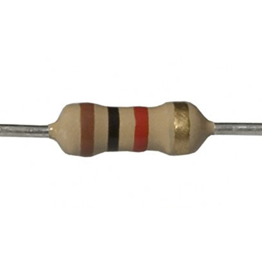 (50pcs) 1/2W Carbon Film Resistor (1 ohm to 10M ohm) - 5% Tolerance - 0 ...