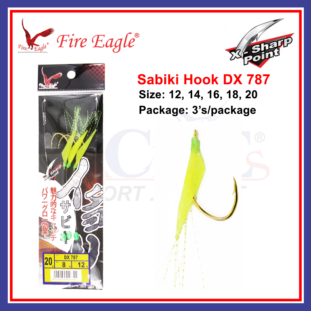 Fire Eagle Sabiki Hook Apollo DX 787 Pancing Dasar Bottom Laut ...