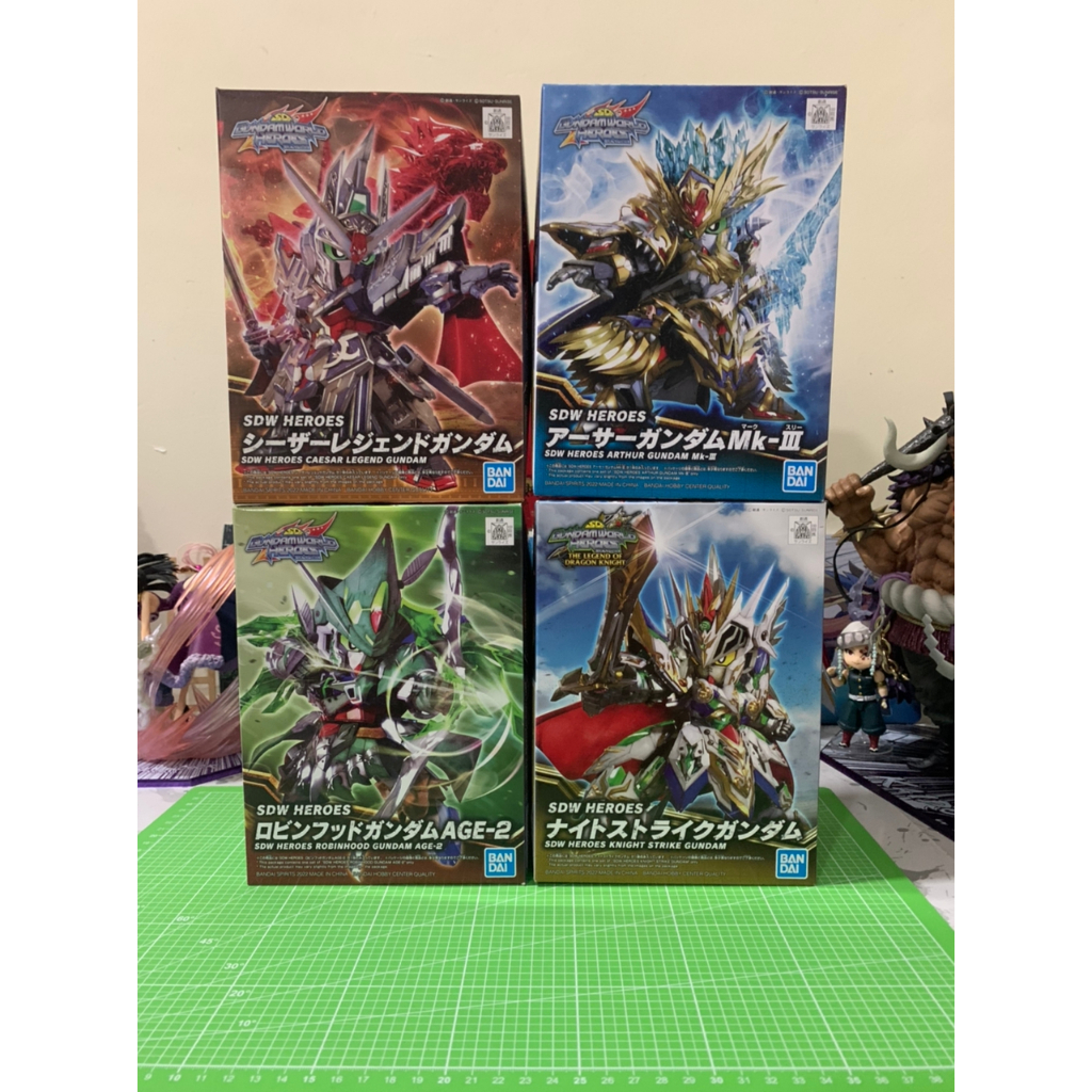COMBO SET - SD GUNDAM - KNIGHT STRIKE GUNDAM, ROBINHOOD GUNDAM AGE-2 ...