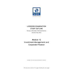 SIDC Module 12 Investment management | Shopee Malaysia
