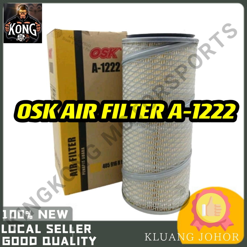 OSK AIR FILTER A-1222 EXCAVATOR HITACHI CASE 580 NISSAN URVAN E25 EX60 ...
