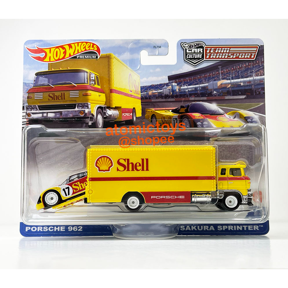 Hot Wheels Porsche 962 Sakura Sprinter Shell Team Transport Dash R 2022 ...