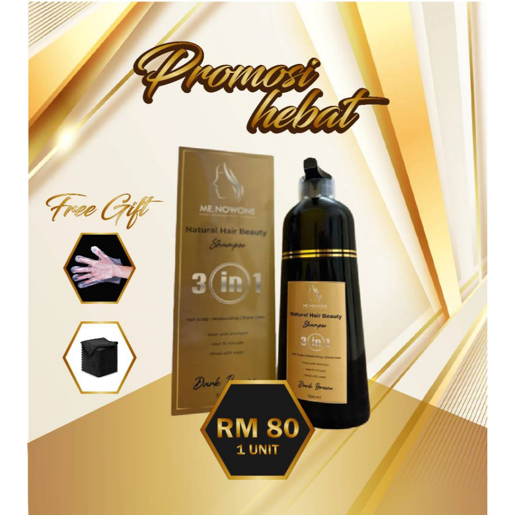 Shampoo Uban Menowone Ekstrak Inai Dan Argan Oil | Hair Color Hair Care ...