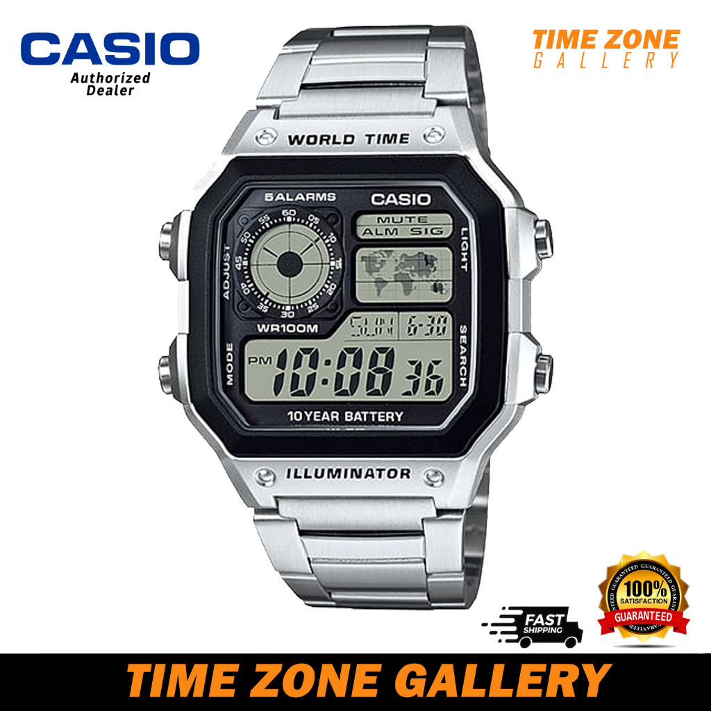 Casio Series Resin Band Men Watch AE-1200WH-1A / AE-1200WHD-1A / AE-1200WH-1B / AE-1200WHB-1B ...