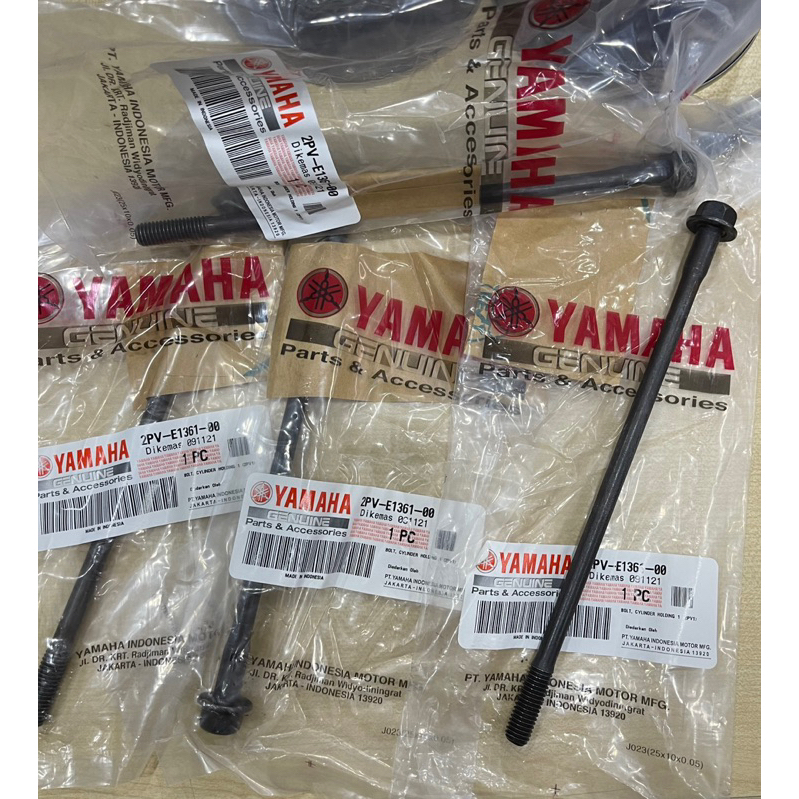LC135 Y15 FZ150 NEW BOLT STUD (1PC) CYLINDER BLOCK HEAD TIANG SCREW ...