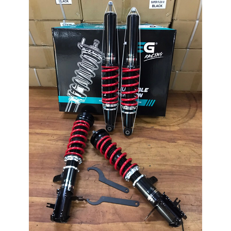 🔥100% BOLEH SERVICE🔥 Proton EXORA TEG RACING Adjustable Suspension Hi ...
