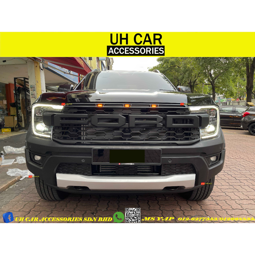 FORD RANGER T9 2022 2023 CONVERT RAPTOR BUMPER GRILLE FENDER BODYKIT ...