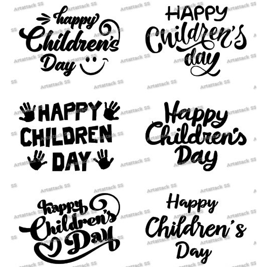 [READY STOCK] Happy Children Day Sticker for 10inch Foil Balloon ...