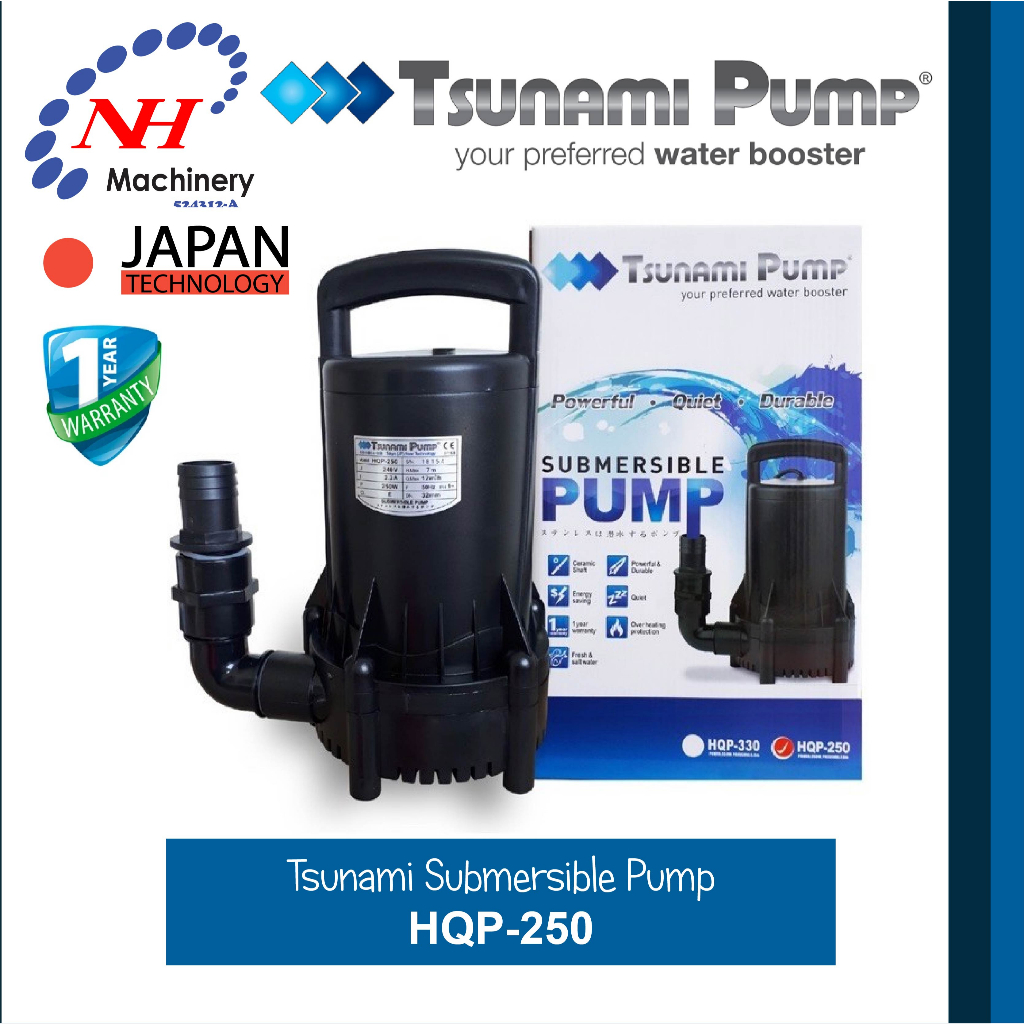 Tsunami HQP-250 - Submersible Pump | Shopee Malaysia