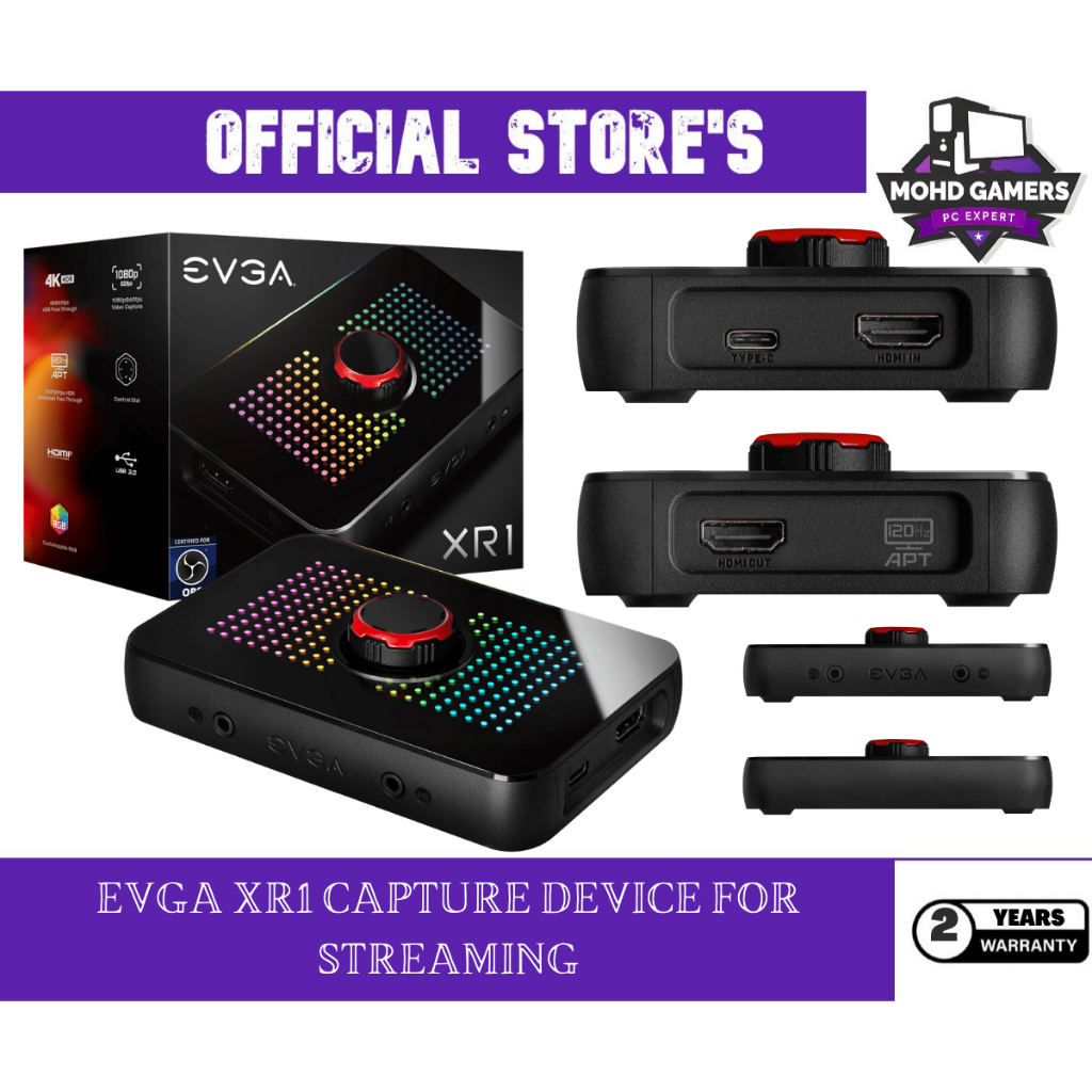 EVGA XR1 CAPTURE DEVICE FOR STREAMING | Shopee Malaysia