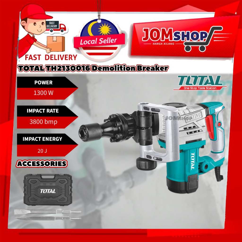[Newly Upgraded] TOTAL Demolition Breaker 1300W TH213006 Heavy Duty ...