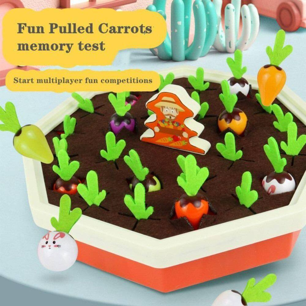 MOTIMO [From MY] Carrot Harvest Game Fun Carrots Harvest Toy Memory ...