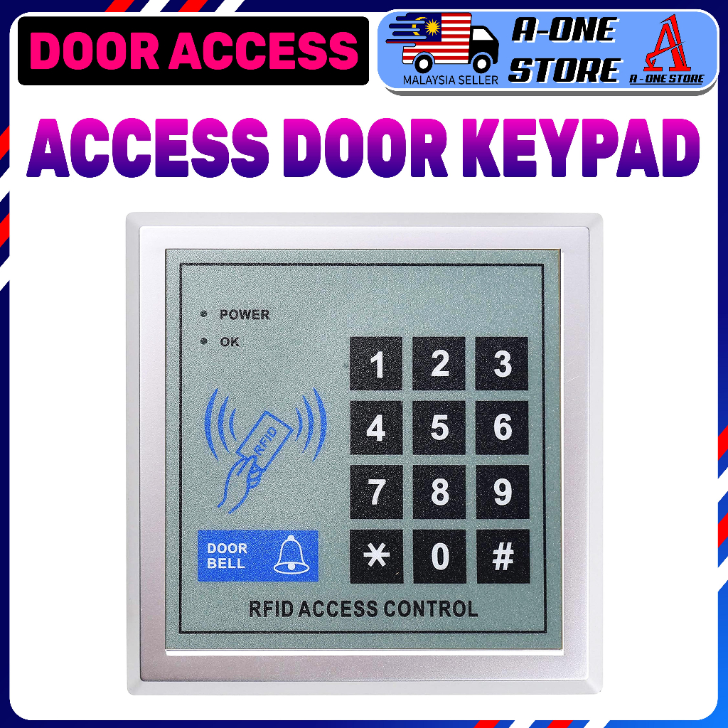 Security RFID Entry Door Lock Access Control System Device Machine Door ...