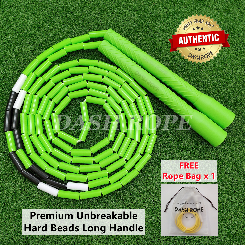 DASHROPE Hard Beaded Soft Beaded Freestyle Jump Rope Bead Skipping ...