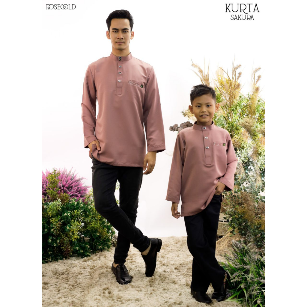 ( KURTA ROSE GOLD ) Kurta Moden NUR IDAMAN EXCLUSIVE | Shopee Malaysia