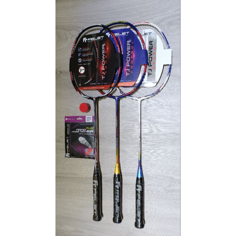 100% ORIGINAL FELET BADMINTON RACKET TJ POWER SERIES MODEL : TJ POWER ...