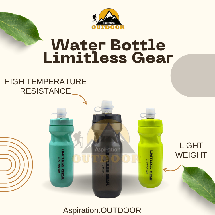New Item!! Water Bottle Limitless Gear Outdoor Cycling Hiking Running ...